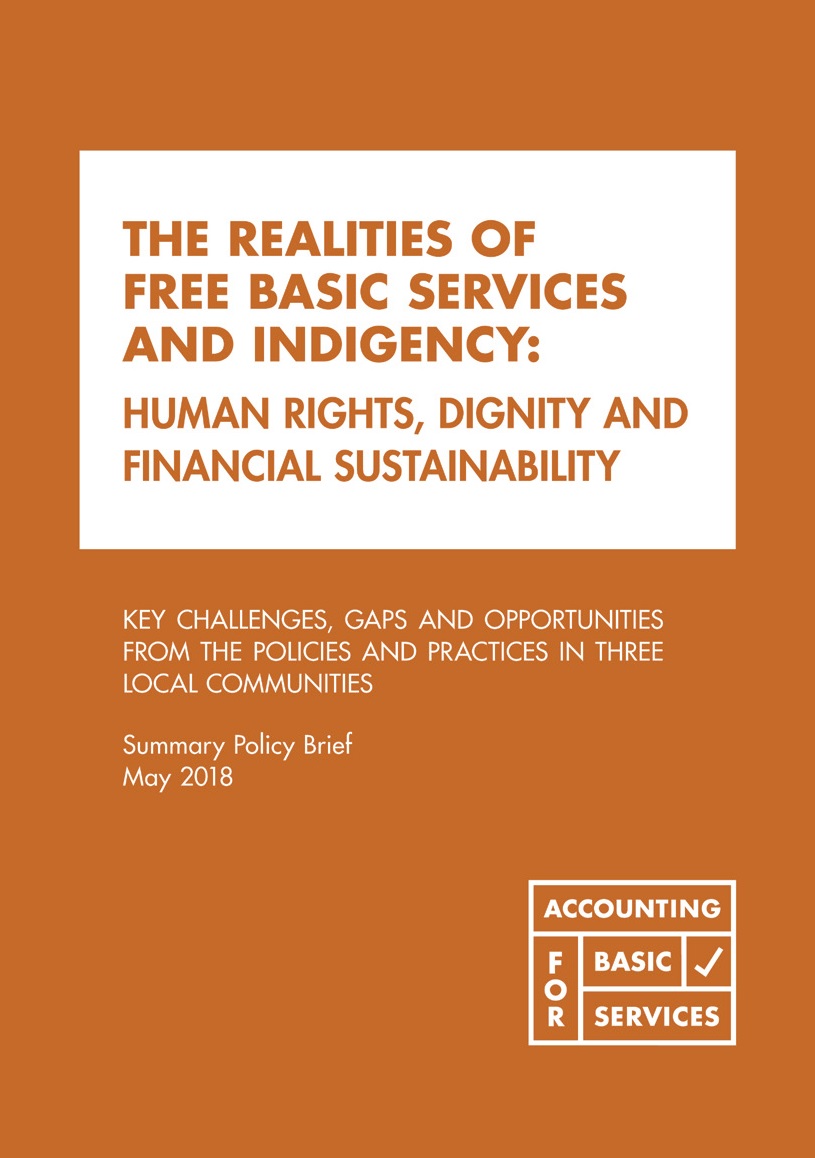 The Realities of Free Basic Services and Indigency: Human Rights ...